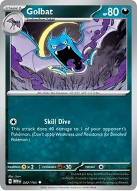 Golbat #042/165 Reverse Holo - Scarlet & Violet 151 | Pok...